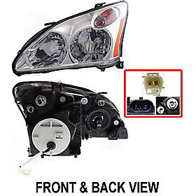 NEW Headlight For 2004-2006 Lexus RX330 2007-2009 RX350 Driver Side w ...