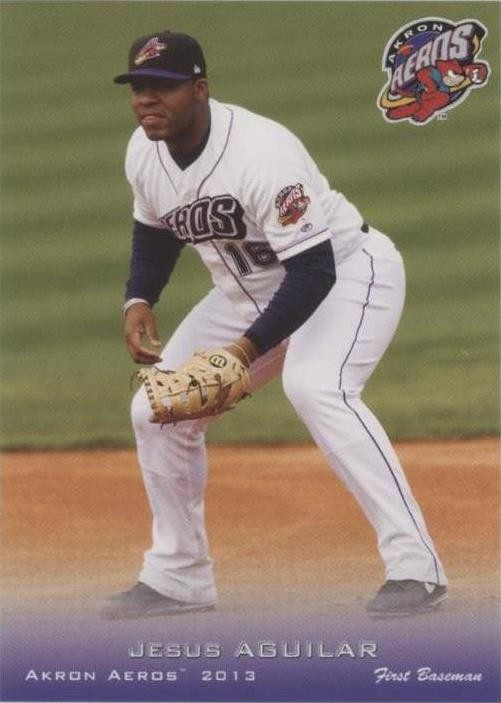 2013 Grandstand Akron Aeros - Jesus Aguilar (RC) for sale online | eBay