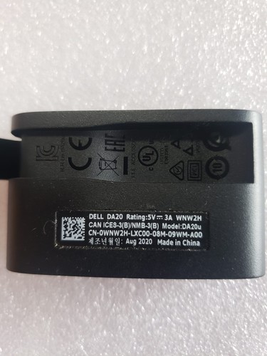 Lot of 10 Dell DA20 USB Type-C Adapter HDMI / USB WNW2H XPS Adapter ...