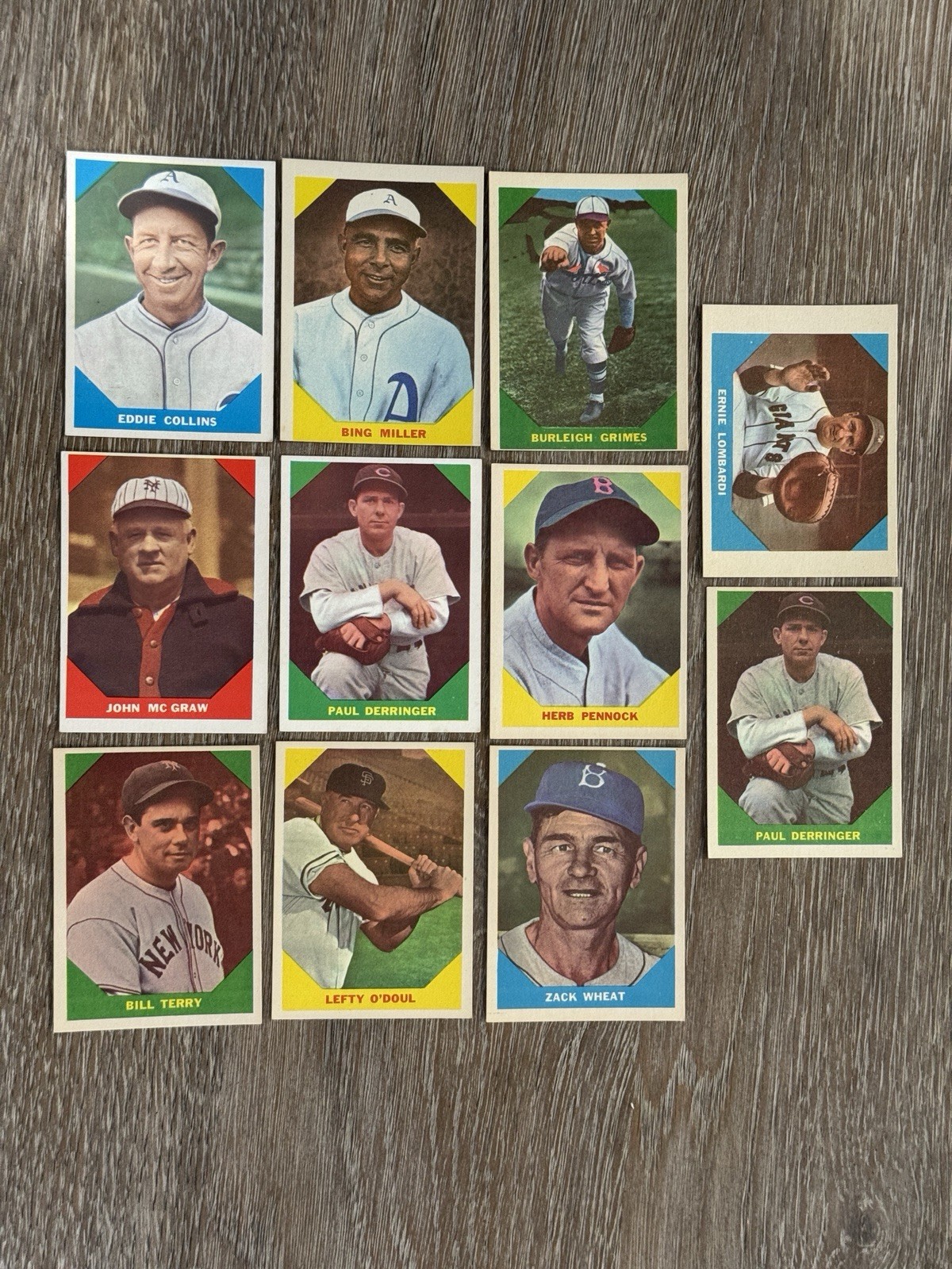 ( Lot of 11 ) 1960 FLEER Baseball Cards | eBay