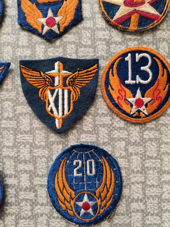 US Army - Air Corps WW2 Patch Set/ Collection ( Complete Set!! ) Rare ...