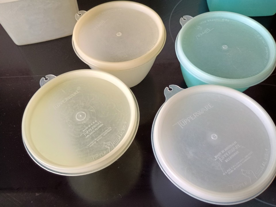 Retro Vintage Tupperware Collection - 9 Pieces with lids | eBay Australia