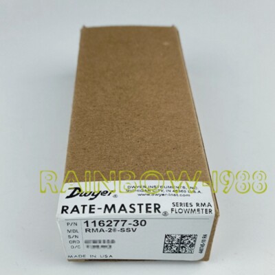 FOR Dwyer float flowmeter RMA-26-SSV 0.5-5L/min Rotor flowmeter | eBay