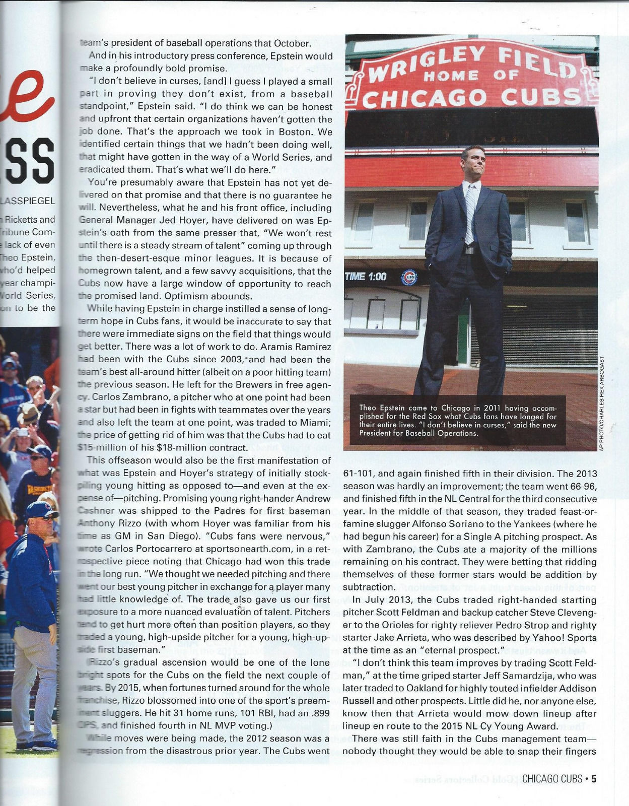 Chicago Cubs Lovable Losers No More 2016 World Series Newstand Rizzo NO ...