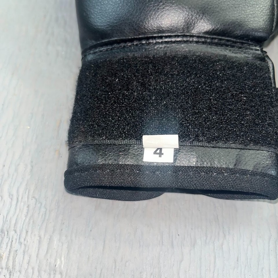 Boxing Gloves Black- Red/White Size 4-OZ / 4 Boxing Legend Sparing | eBay