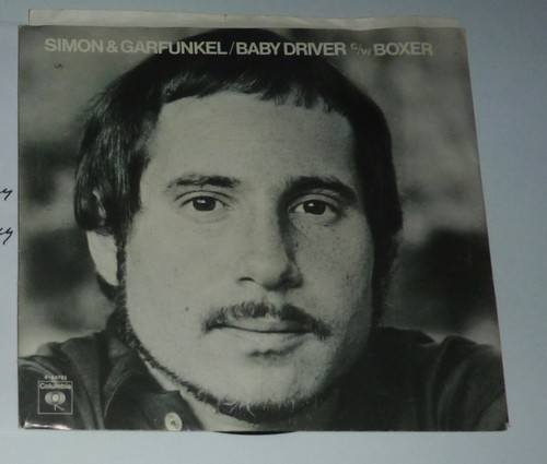 7" 45 RPM VINYL RECORD by SIMON & GARFUNKEL "THE BOXER" (1969) ROCK ...