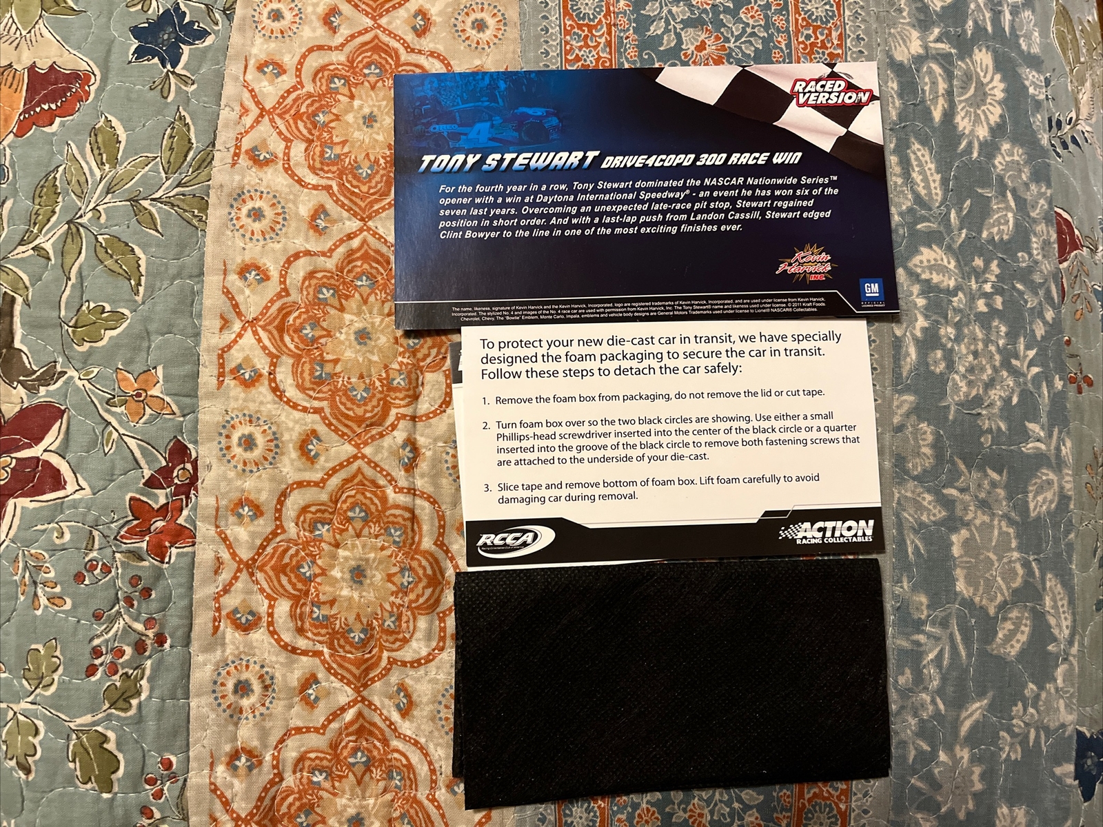 Tony Stewart 1/24 Elite Oreo #4 Daytona Win SN: 213/300 | eBay