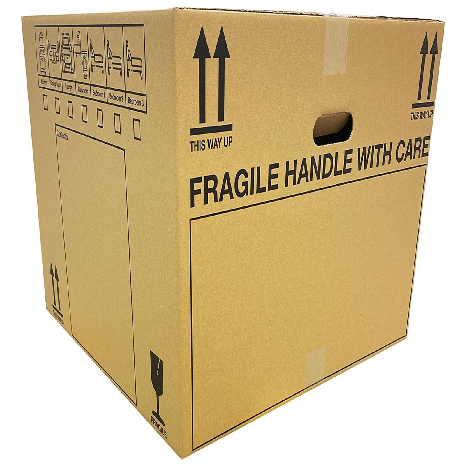 Removal Packing box STRONG LARGE QUALITY Cardboard House Moving Boxes ...