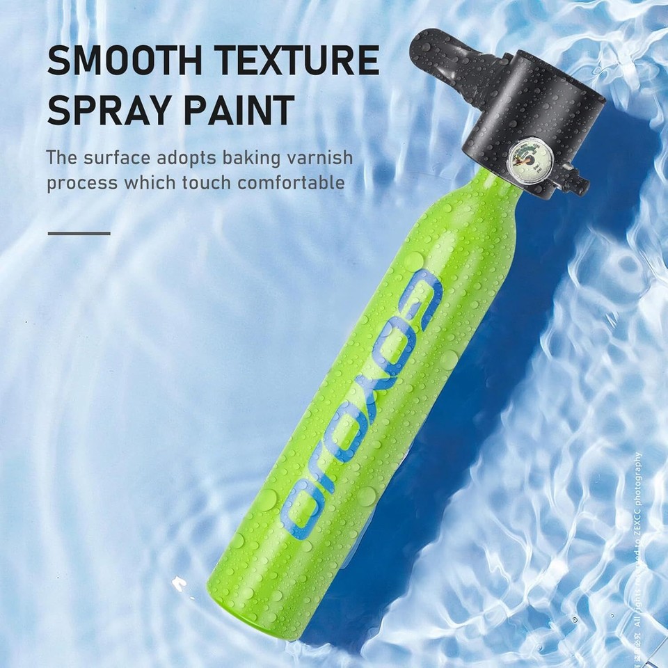 GOYOJO 0.5L Reusable Mini Scuba Tank with Diving Mask, 15-20 Mins ...