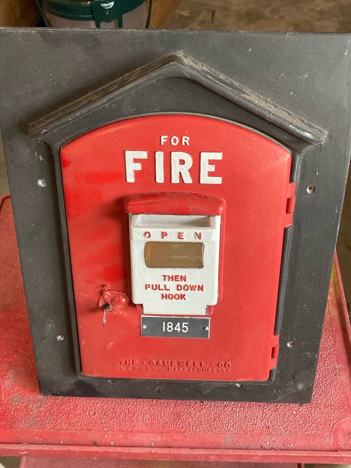 Vintage Gamewell fire call box alarm Gamewell Wall mount #1845 | eBay