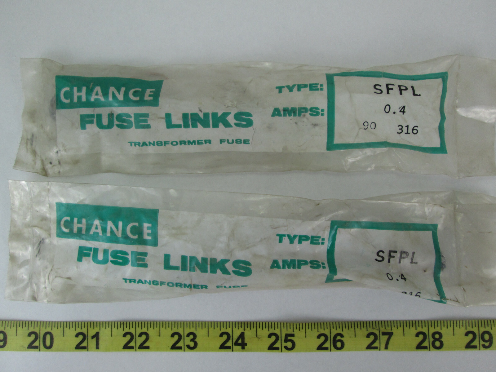 Lot of 2 New NOS Hubbell Chance Fuse Links 0.4 Amps SFPL Type SKU A | eBay