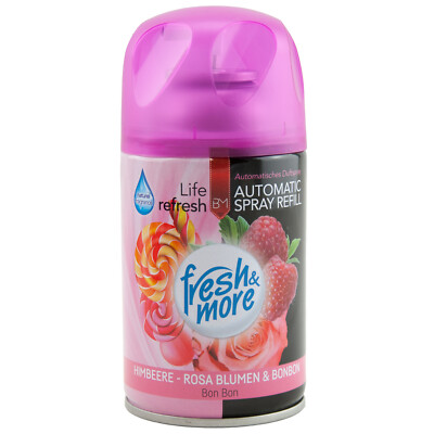 Fresh & more Automatique Spray Bon 1 X 250ml Rose Arôme:Blumen&himbeere ...