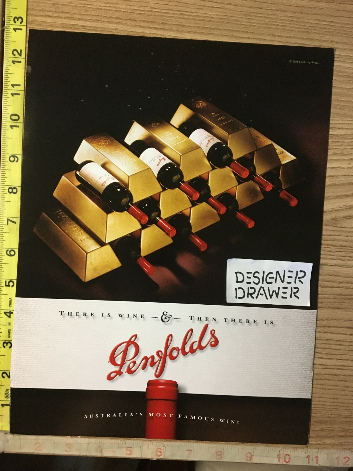 Penfolds Wine 2005 Print Ad Advertisement: Gold Bar Scene | eBay