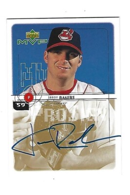 Jason Rakers 1999 Upper Deck MVP Auotgraph Card.# JRa, Cleveland ...