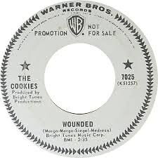 The Cookies - Wounded 1967 7", Promo Warner Bros. Records 7025 Very ...