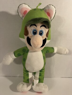 Super Mario Lrg 12-13”Frog Suit Luigi | eBay