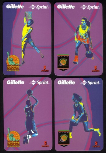 NCAA Gillette Series 2 PURPLE Cards Complete Set of 16 Diff Matched ...