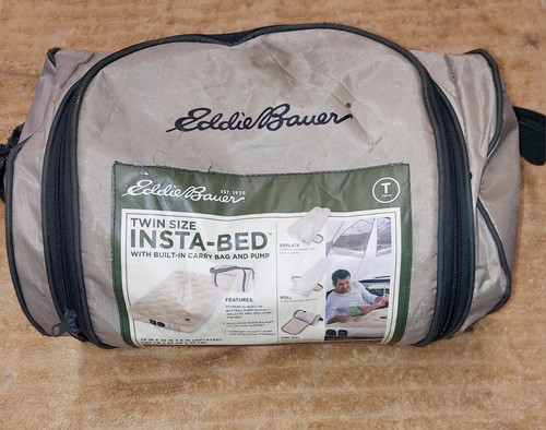 Eddie Bauer Insta-Bed Self Inflating Travel Air Mattress With Carry ...