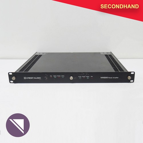 Crest Audio MAS200 Power Amplifier - 1RU | eBay