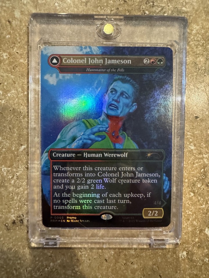 Magic The Gathering x Marvel Legends Man-Wolf Colonel John Jameson ...