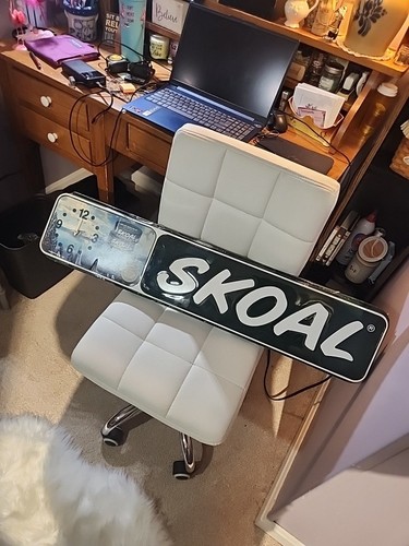 Vintage 3D Skoal Snuff Tobacco Store Display Plastic Trade Sign w Clock ...