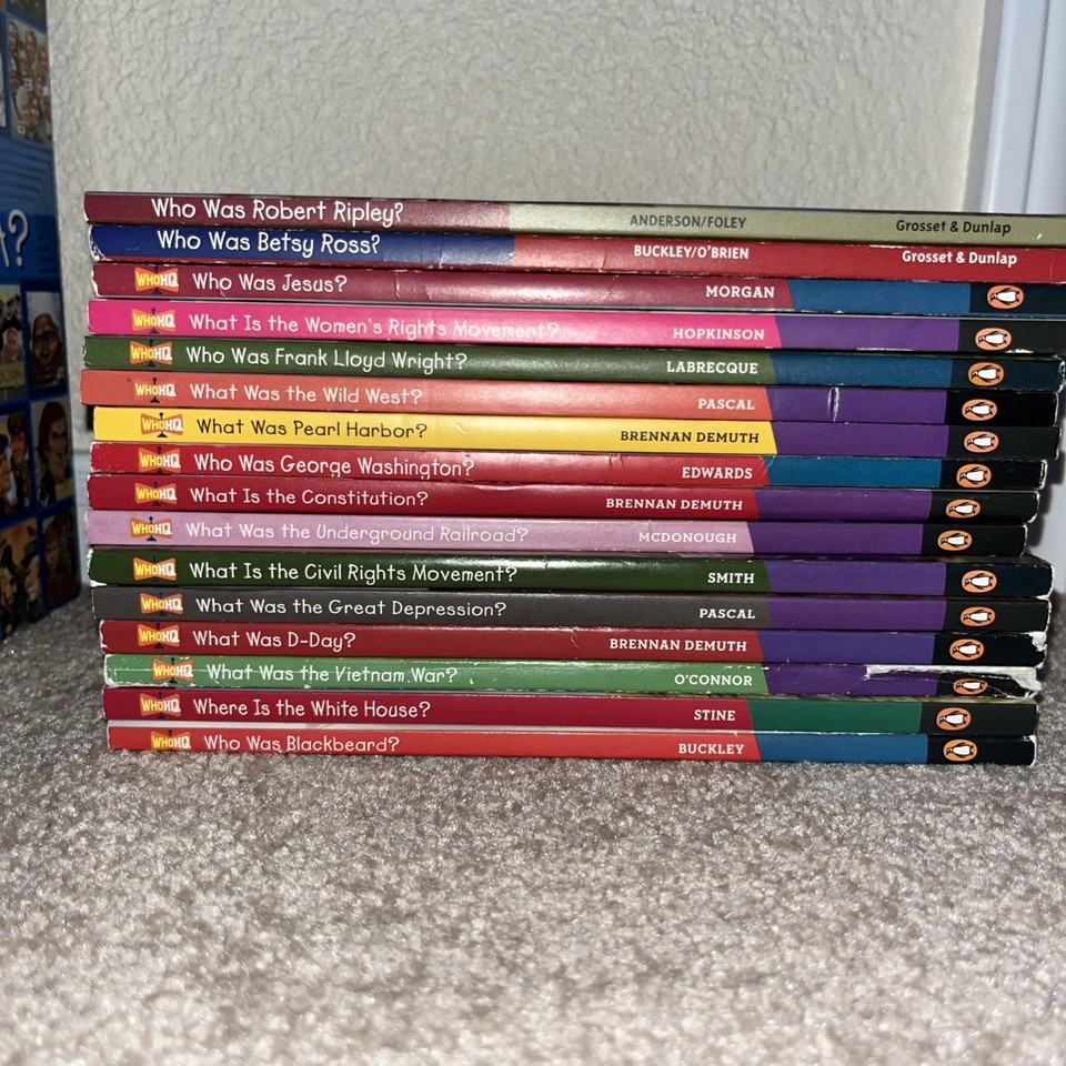 Collection of 39 What/Who Was Books-What is America Collection ...