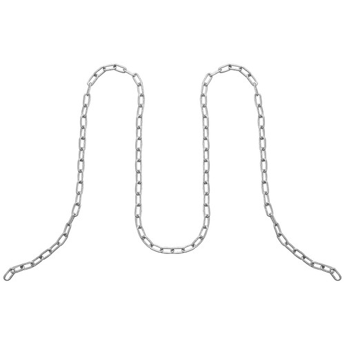 Zinc Plated Proof Coil Chain Carbon Steel Chain Sling 1/8" x 33' 350 ...