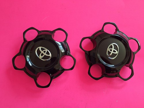 2) 2014 2020 Toyota Tundra Center Caps OEM 4260B-0C040 Black OEM | eBay