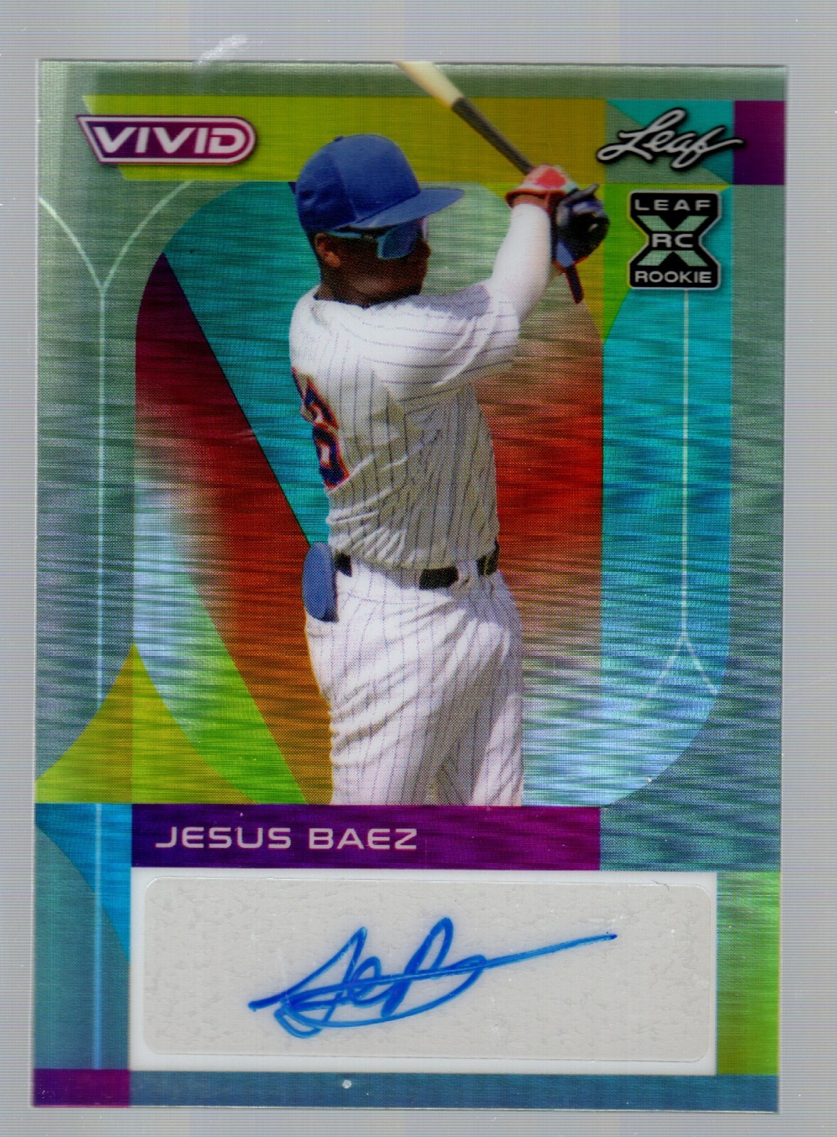 2022 Leaf Vivid Gray Autograph #BA-JB3 Jesus Baez /40 | eBay