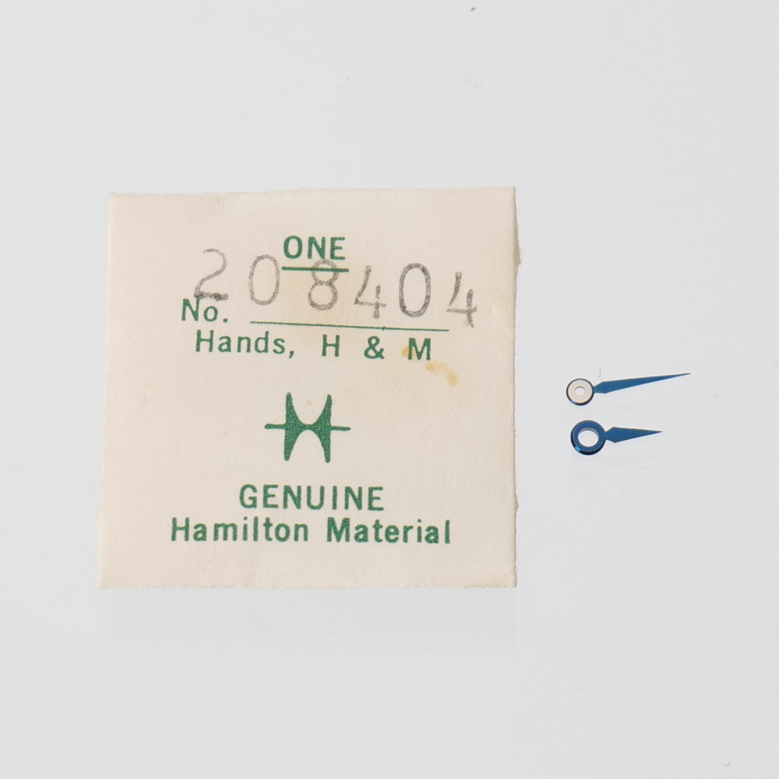 Hamilton Watch Hands No. 208404 Original Pair Hour Minute Watchmaker ...