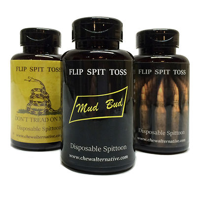 Mud Bud Jug Portable Disposable Spittoon 3ct Black Bullet Gadsden Dip ...