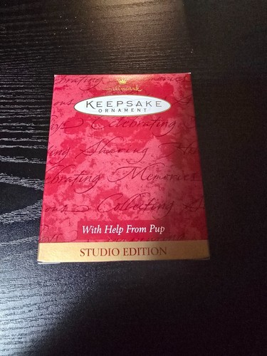 Hallmark Keepsake Ornament Studio Edition | 2001 With Help From Pup | eBay