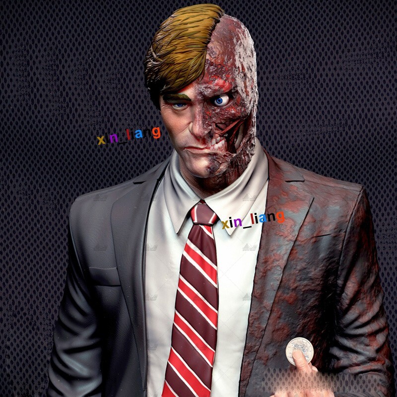 1/8 26cm Two-Face Man 3D Print Figure GK Model Kit Unpainted ...