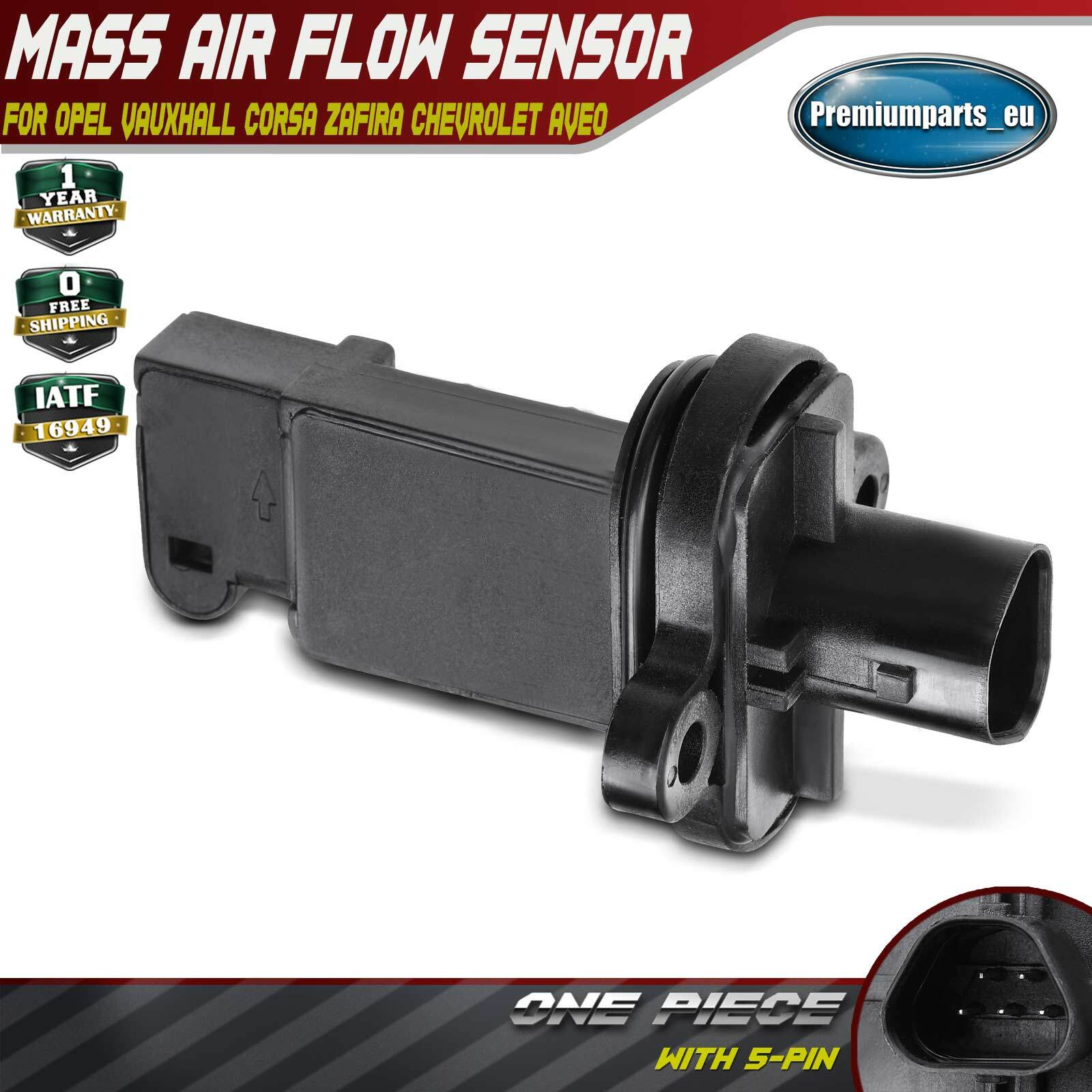 New Mass Air Flow Sensor for Opel Vauxhall Corsa Zafira Chevrolet Aveo ...