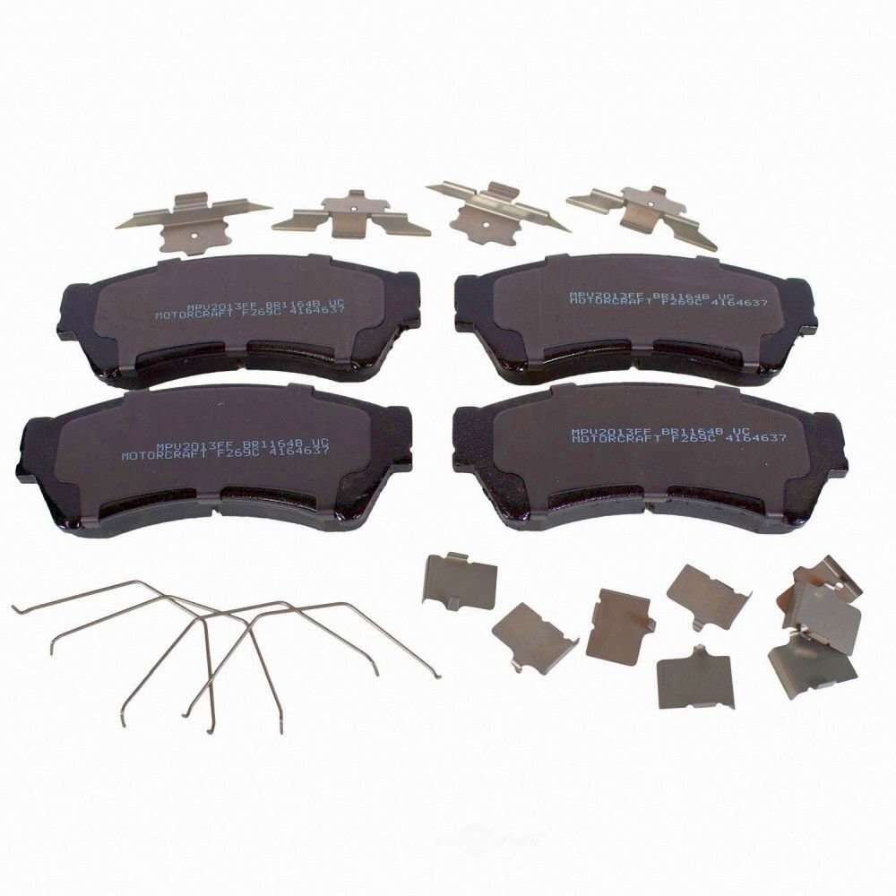 Disc Brake Pad Set-Standard Premium Integrally Molded Organic Disc ...