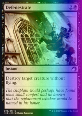 MTG Magic the Gathering Defenestrate (95/553) Innistrad Midnight Hunt ...
