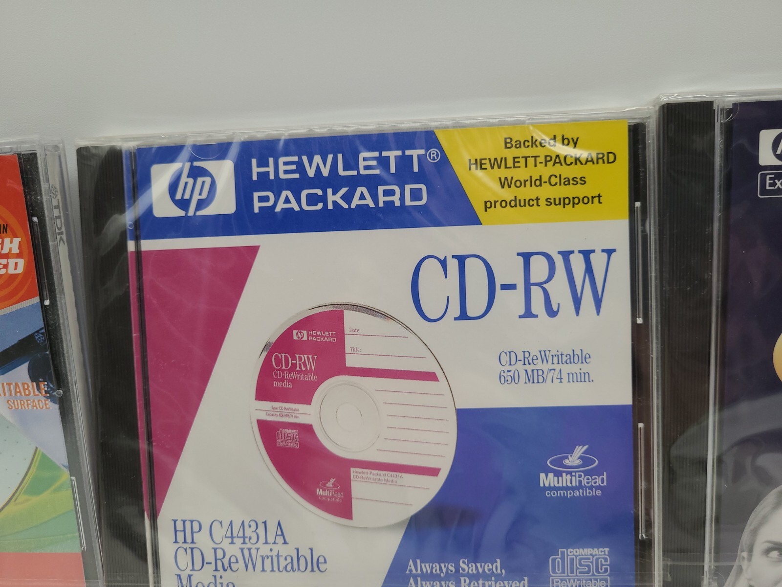 7-SEALED Rewritable Disc CD-RW TDK, HP, VERBATIM NEW Lot | eBay