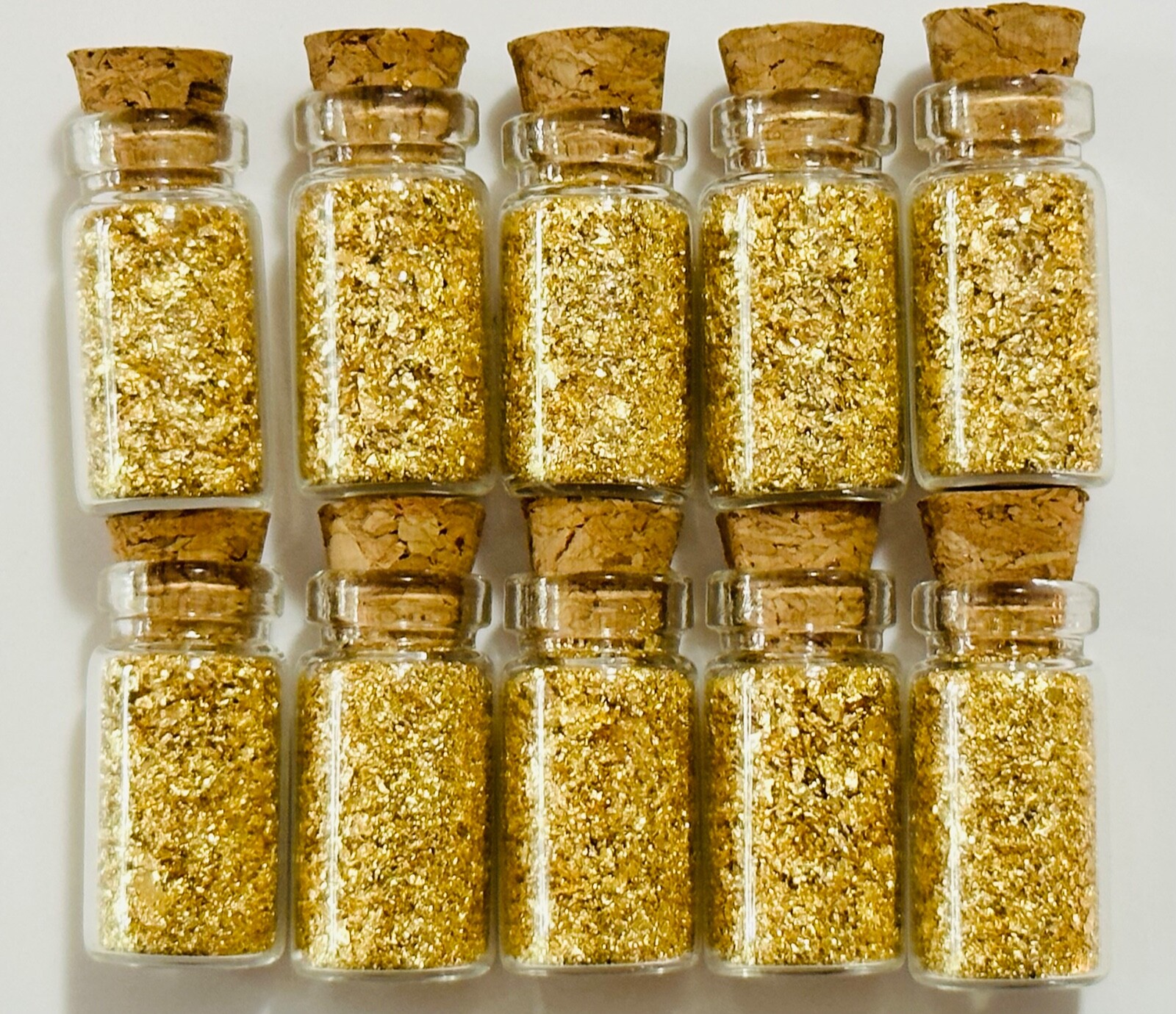 10 Bottles of Gold Leaf Flakes....1ml.... Lowest Price online !! | eBay