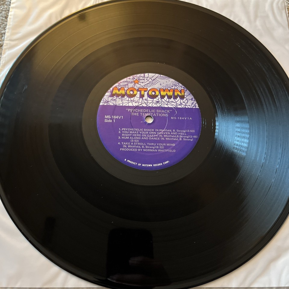 The Temptations - Psychedelic Shack - NM Vinyl LP - 1981 Motown M5 ...