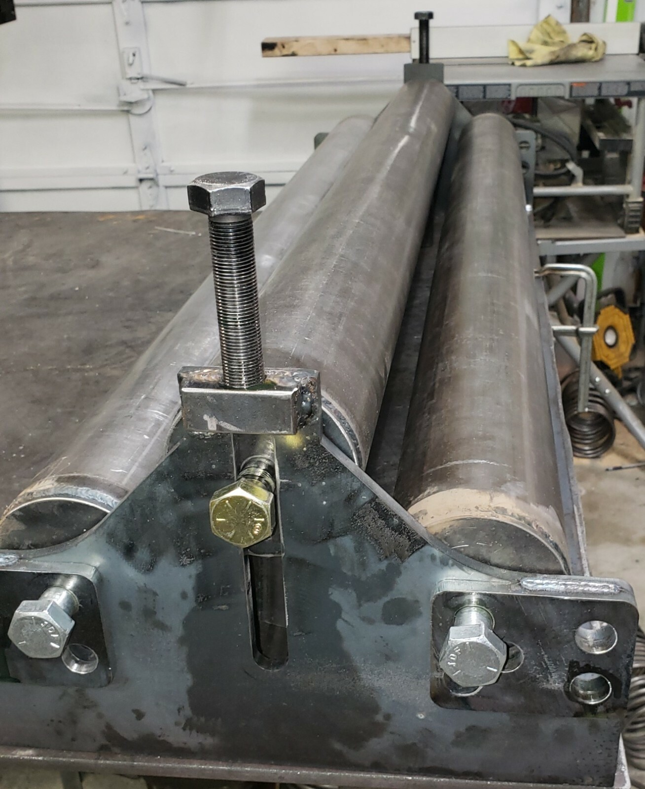 48 Super Heavy Duty Sheet Metal Roller Slip Roll rolling x 1/8 steel 10 ...