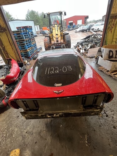 1997-2004 CORVETTE C5 REAR HATCH LIFTGATE TRUNK LID ASSEMBLY OE RED 86U ...