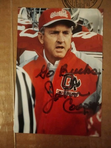 John Cooper Autographed 4x6 Photo Ohio State Buckeyes | eBay