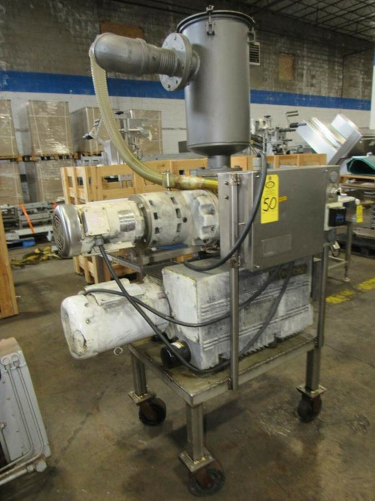 Leybold SV300 Single Stage Vacuum Pump With Booster Av1001 for sale ...