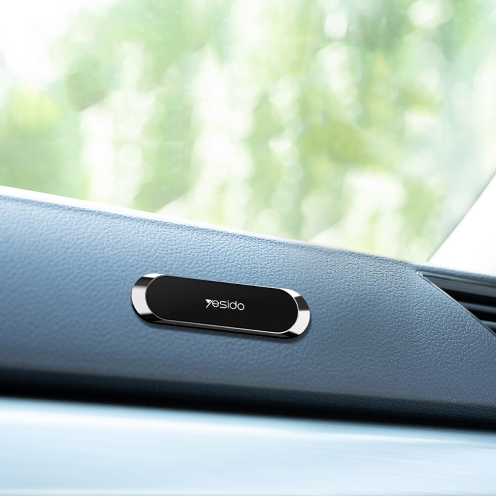 2 PCS Strip Shape Magnetic Car Phone Holder Stand For iPhone Magnet ...