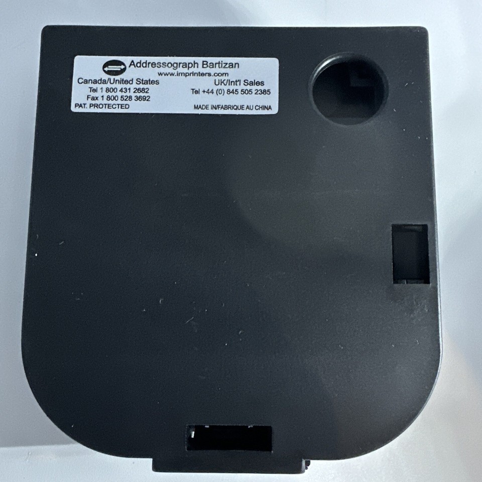 Portable Manual Credit Card Imprinter Machine - Addressograph Bartizan ...