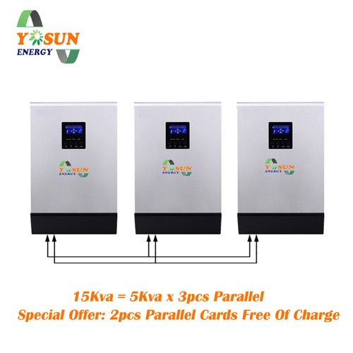 15Kva 12000W PWM Solar Inverter 48Vdc Off-Grid Inverter Pure Sine Wave ...