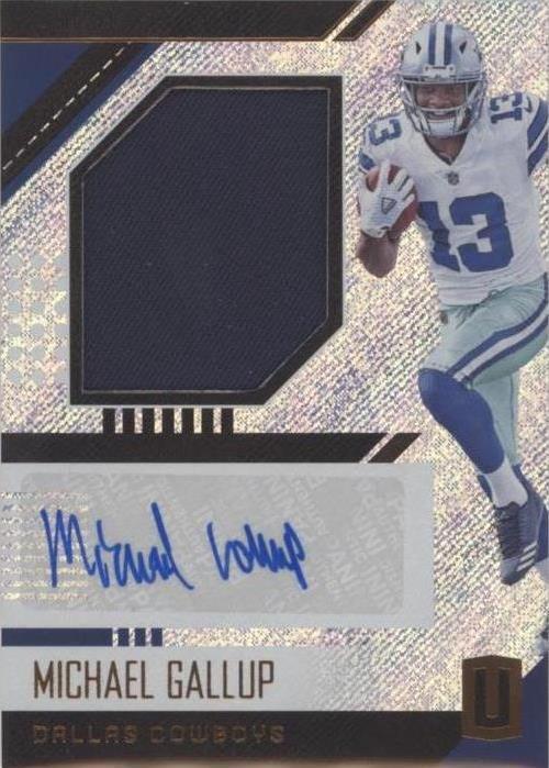 2018 Panini Unparalleled - Rookie Jersey Autographs Michael Gallup #RJA ...