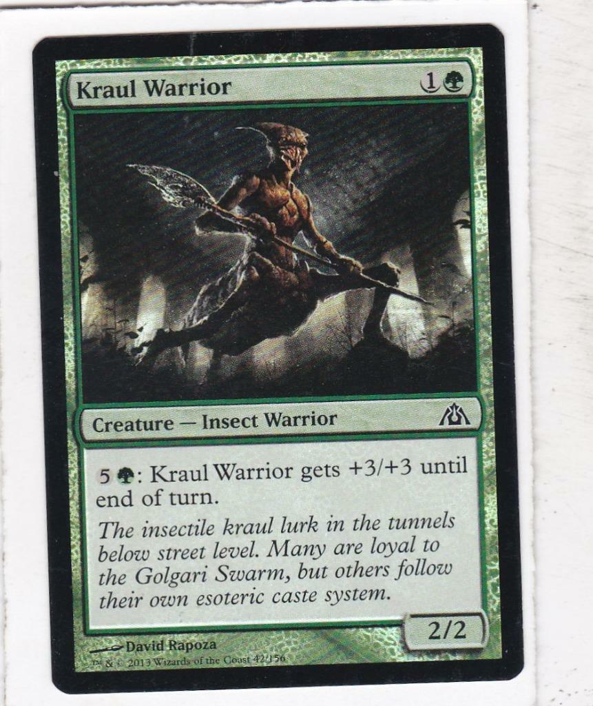 MTG: Dragons Maze: Foil: Kraul Warrior | eBay