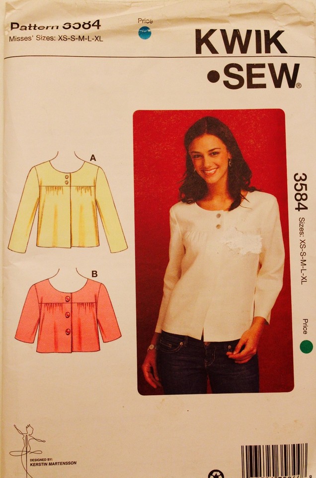 U-PICK! Misses Kwik Sew JACKETS VESTS PONCHOS Sew Pattern ~ UC | eBay