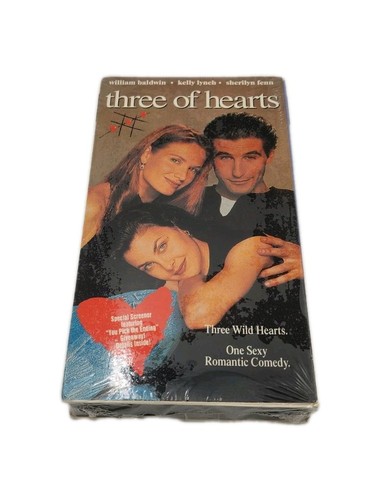 Three of Hearts VHS Video Tape William Baldwin, Kelly Lynch, Sherilyn ...